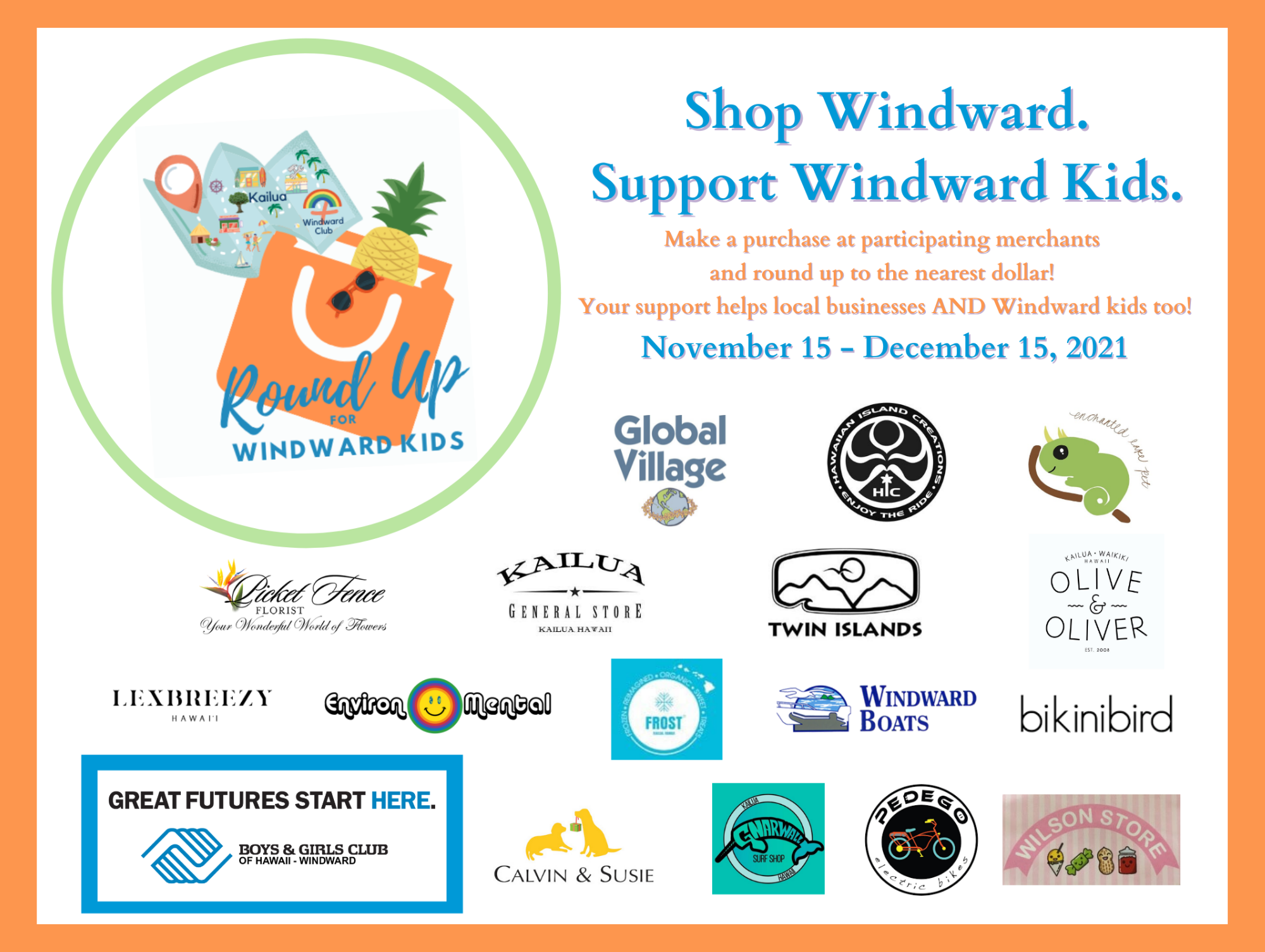 Round-up for Windward Kids - Boys & Girls Club Of Hawaii