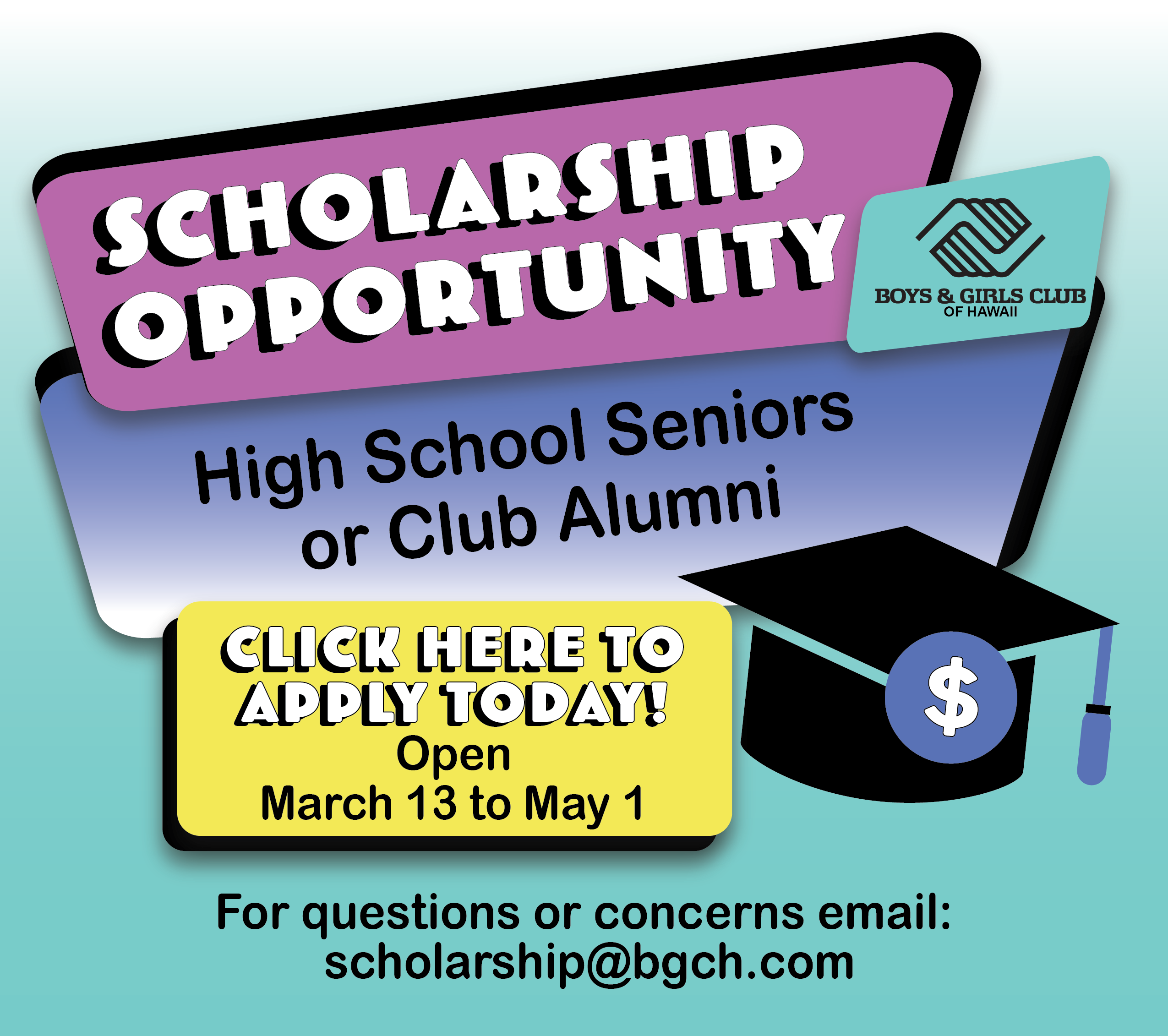 BGCH Scholarship - Boys & Girls Club Of Hawaii